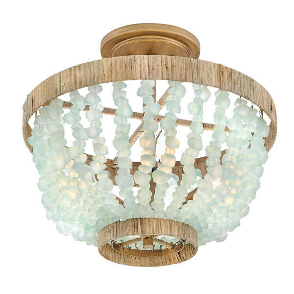 Fredrick Ramond Dune 4 - Light Semi Flush Mount | Perigold